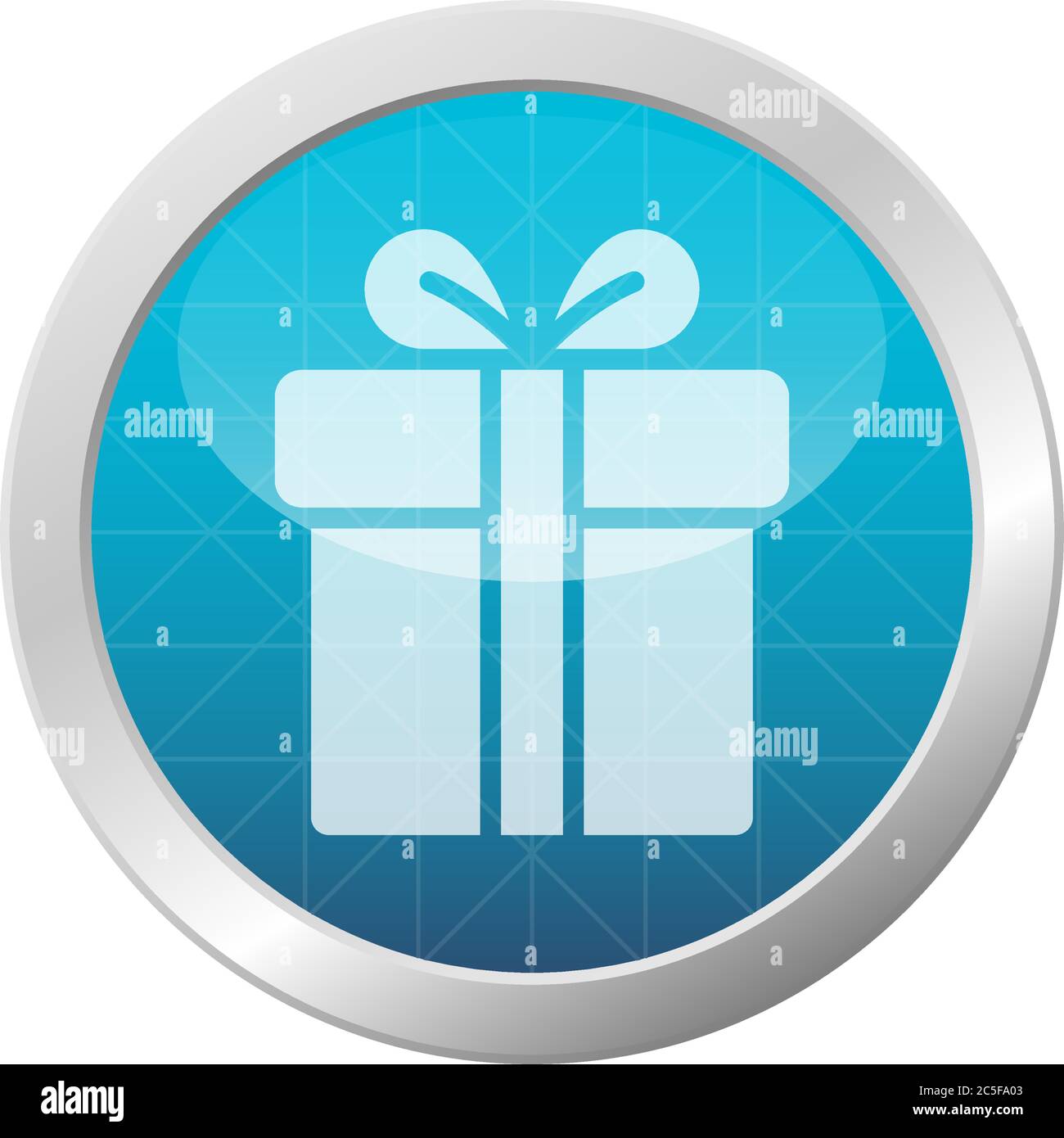 Gift Icon Blue