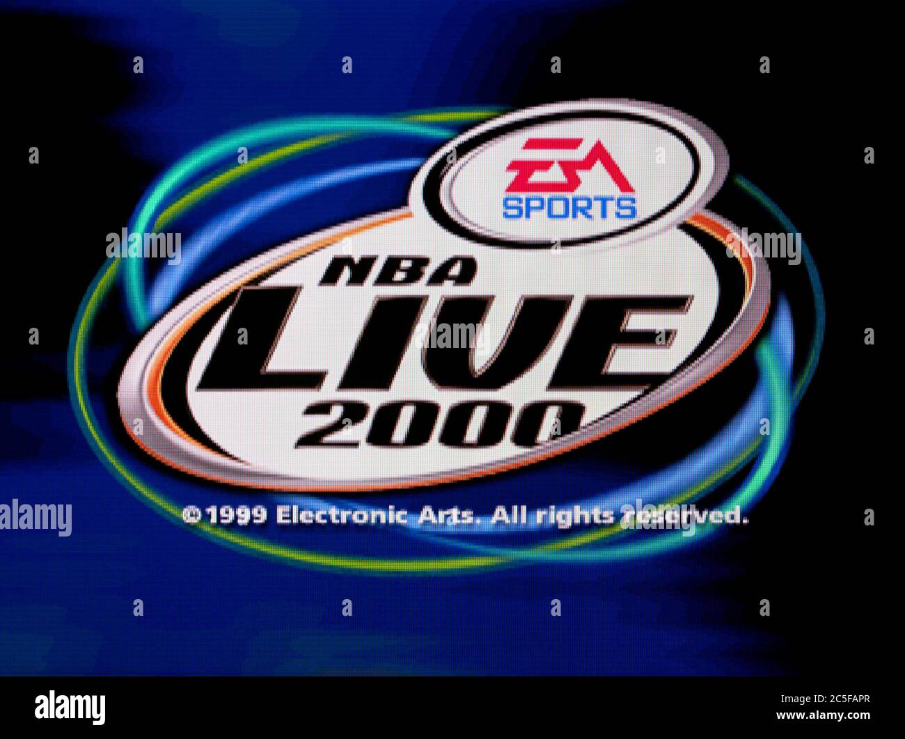 NBA Live 2000 - Sony Playstation 1 PS1 PSX - Editorial use only Stock ...