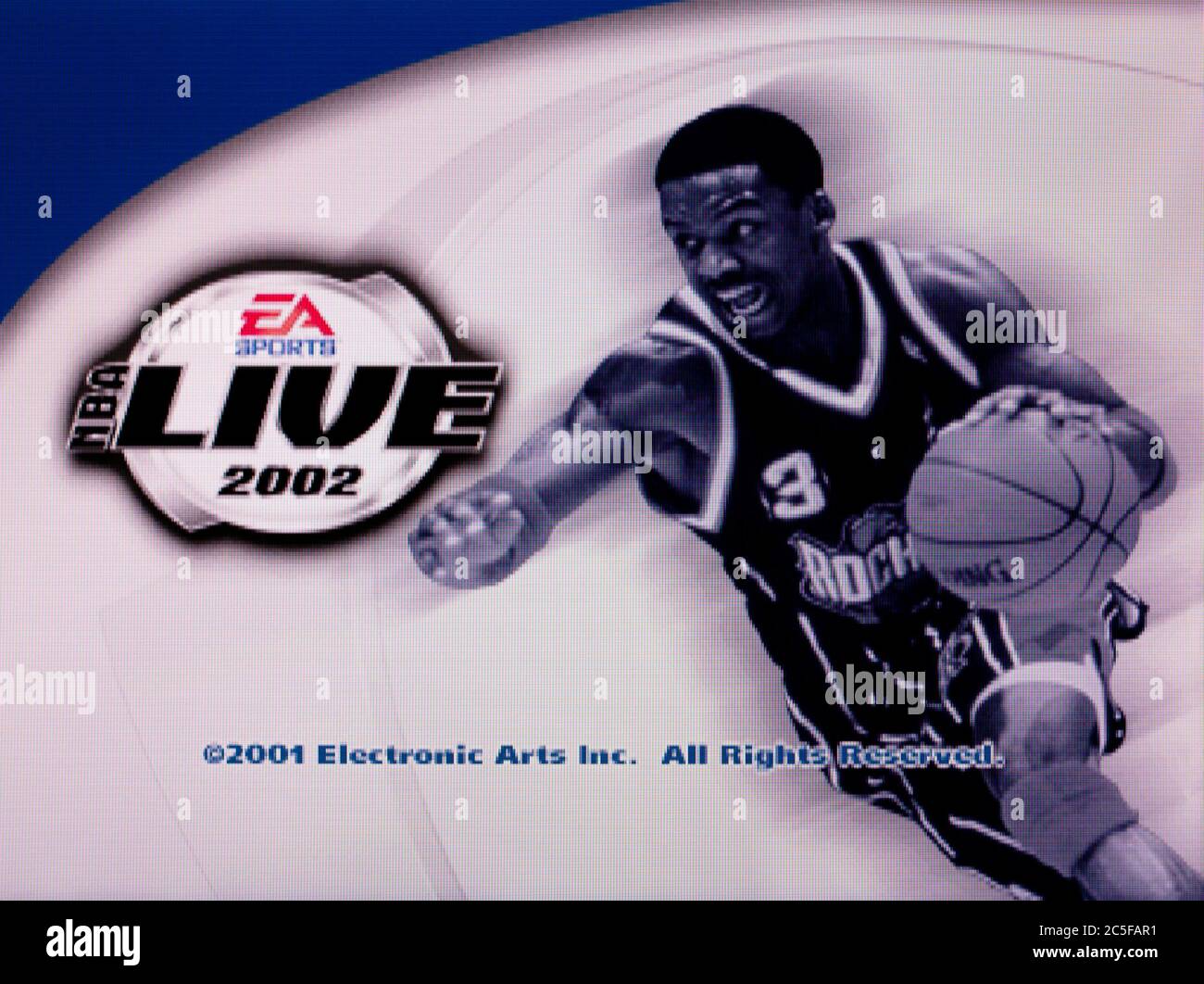 NBA Live 2002 - Sony Playstation 1 PS1 PSX - Editorial use only Stock ...