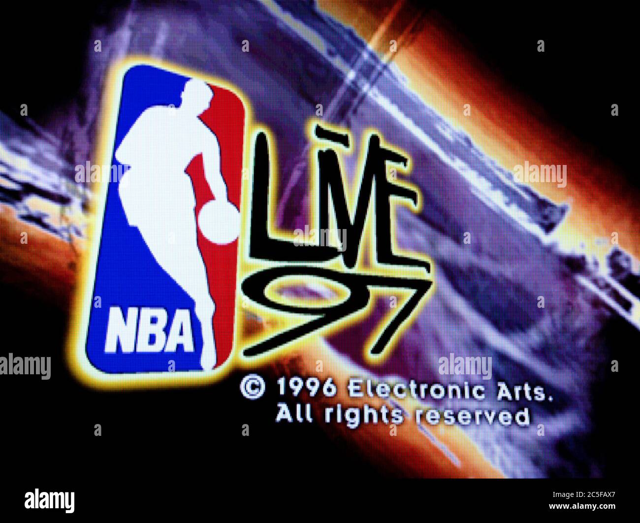 NBA Live 97 - Sony Playstation 1 PS1 PSX - Editorial use only Stock ...