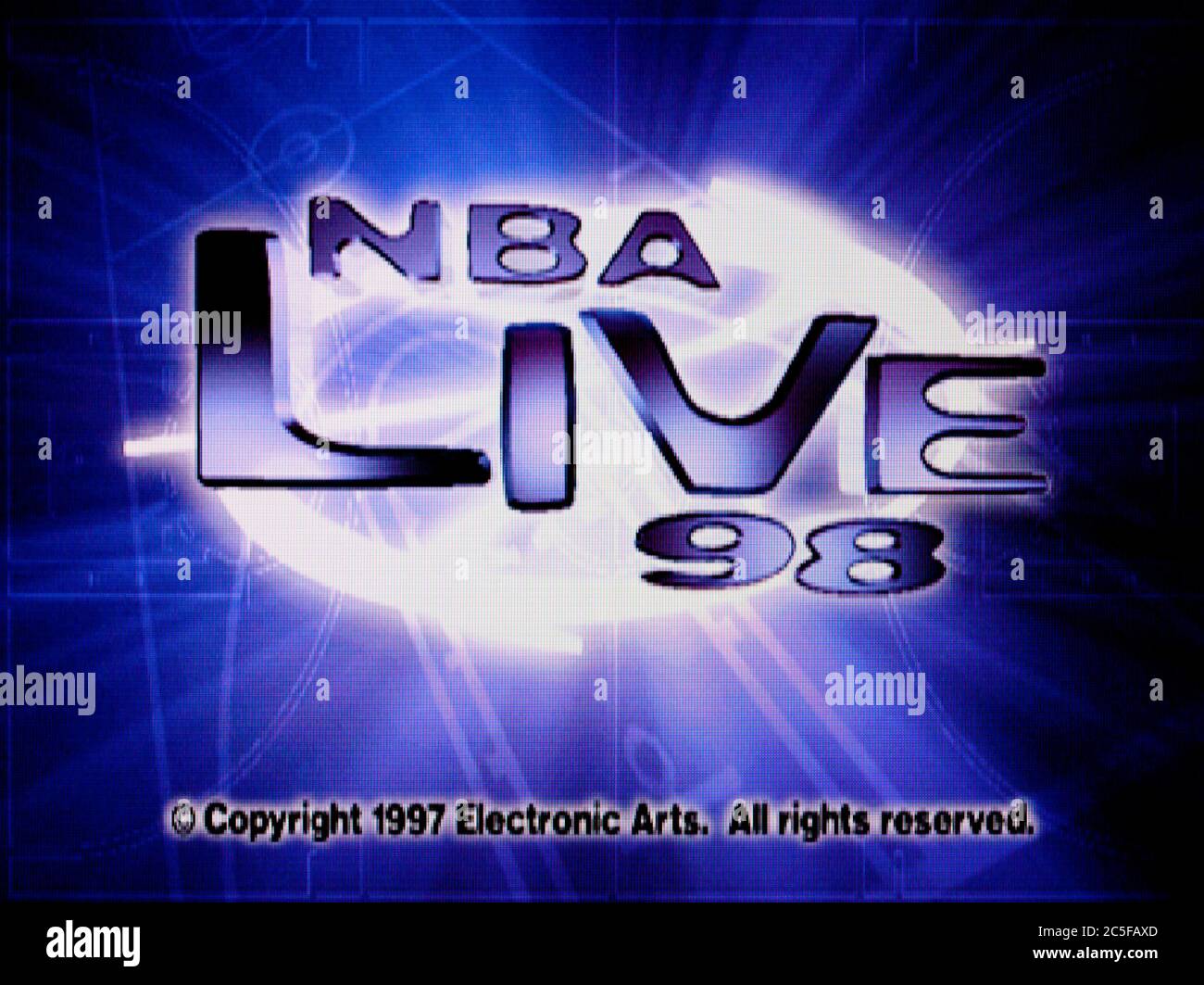 NBA Live 98 - Sony Playstation 1 PS1 PSX - Editorial use only Stock ...
