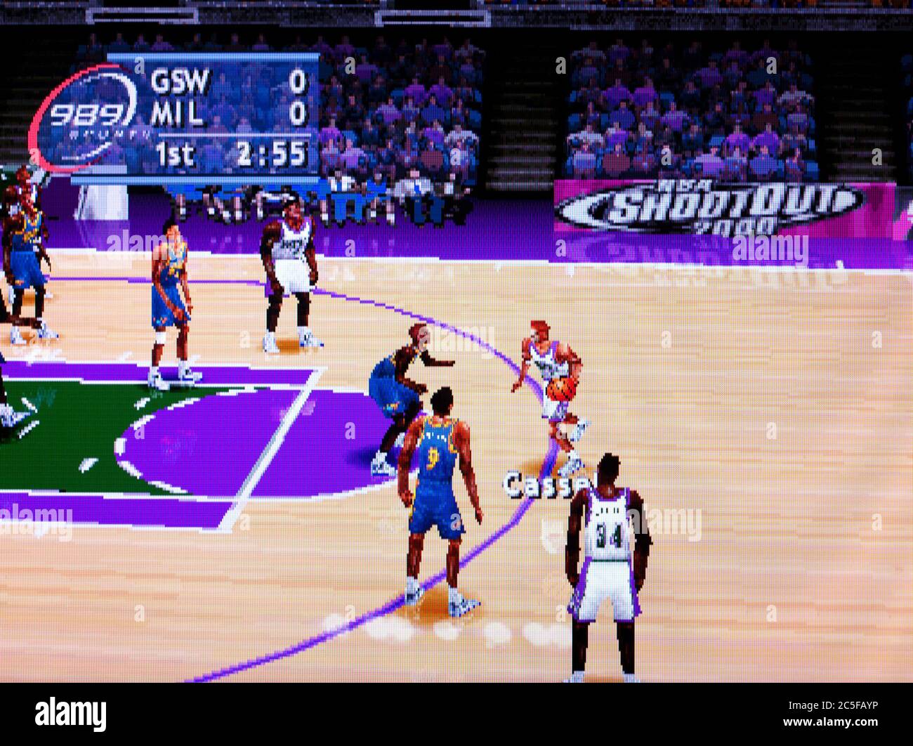 NBA Shoot Out 2000 - Sony Playstation 1 PS1 PSX - Editorial use only ...
