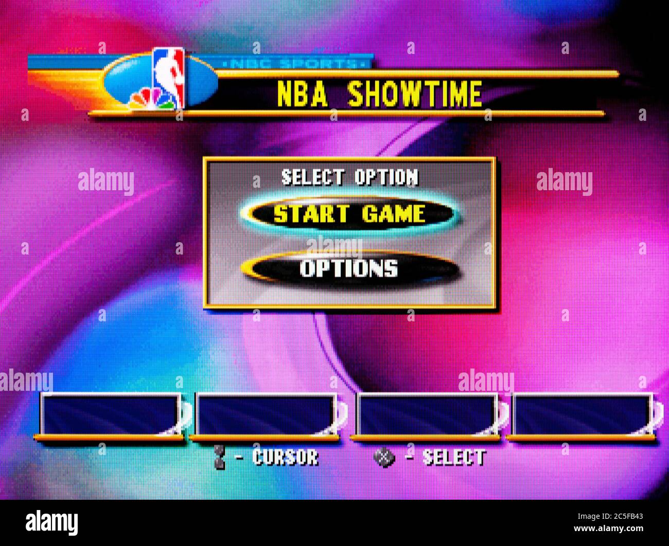 NBA Showtime - Sony Playstation 1 PS1 PSX - Editorial use only Stock ...