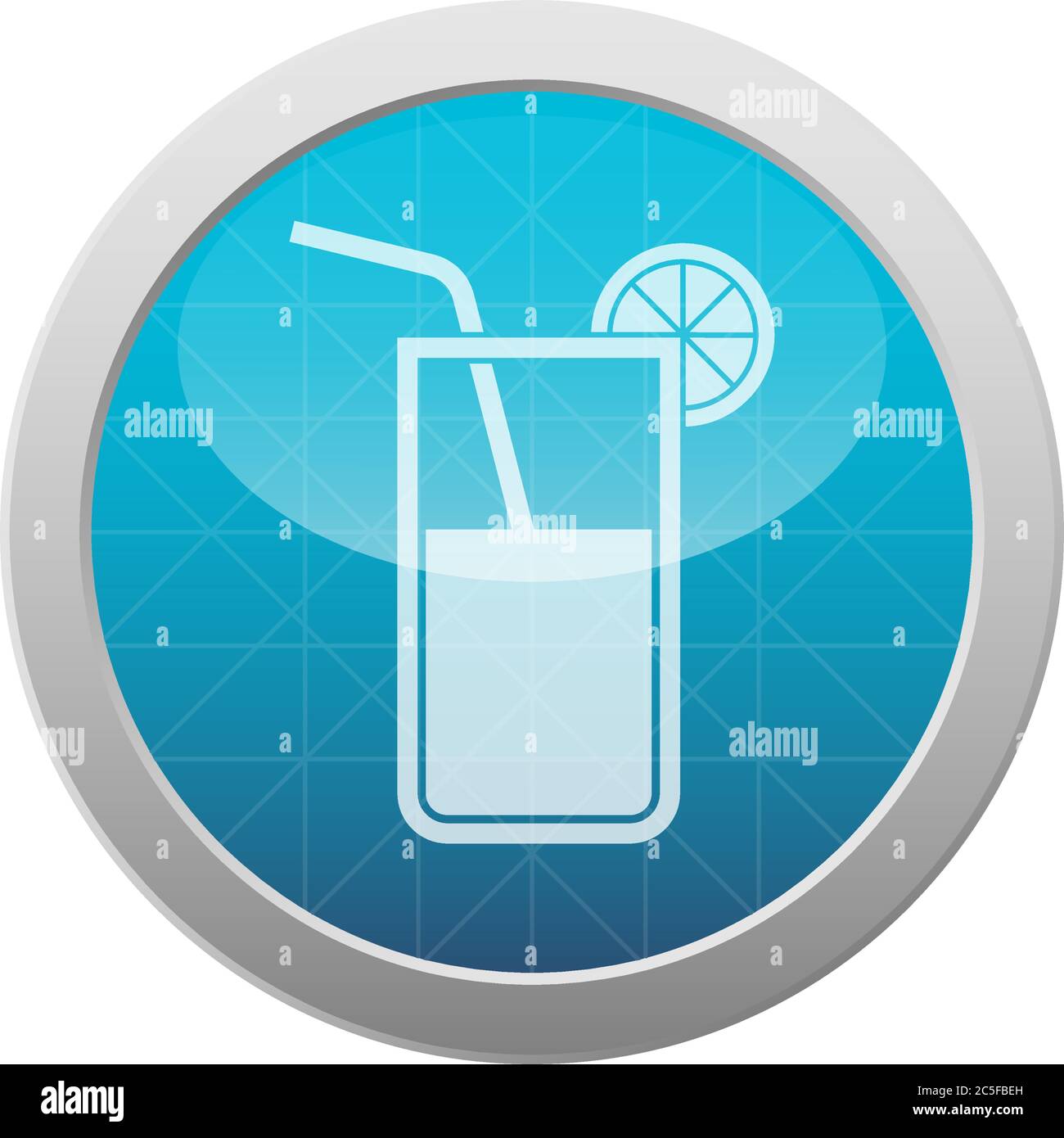 Drinks cocktail glass symbol logo hi-res stock photography and images ...