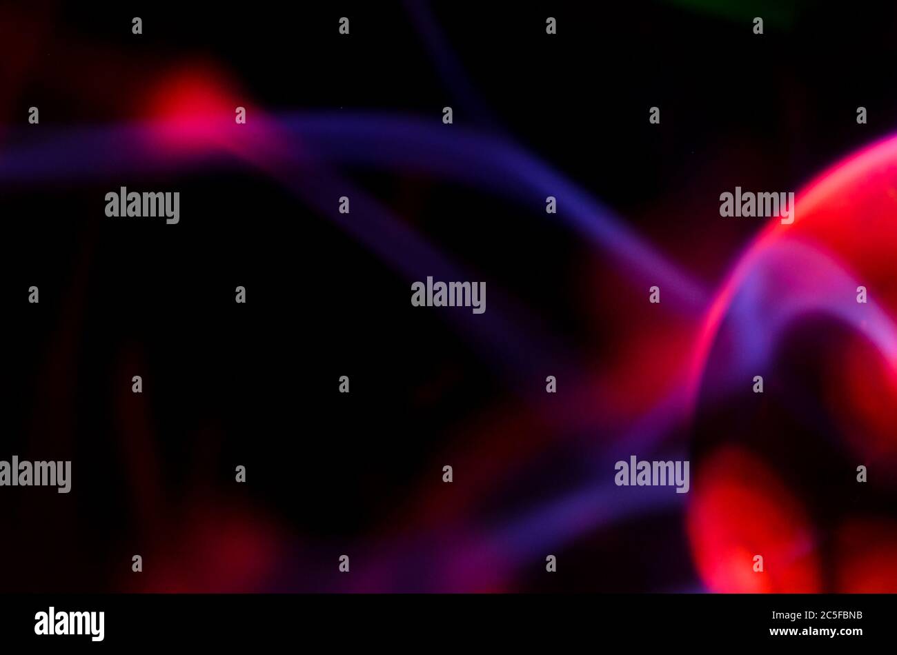 Plasma Static Electricity on a Tesla Sphere Stock Photo - Alamy