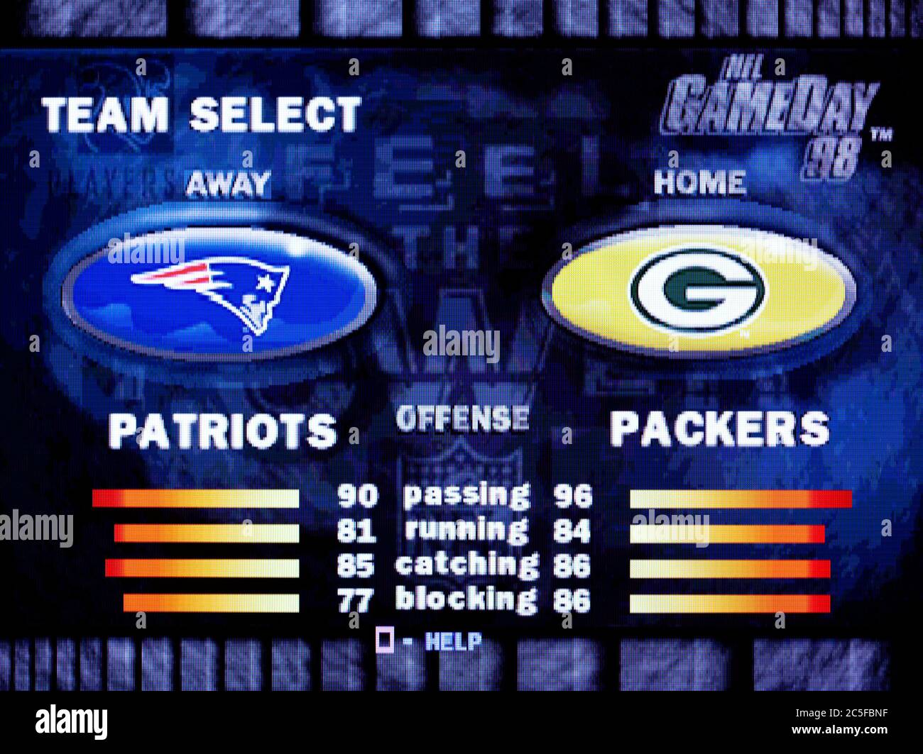 NFL Game Day '98 - Sony Playstation 1 PS1 PSX - Editorial use only ...