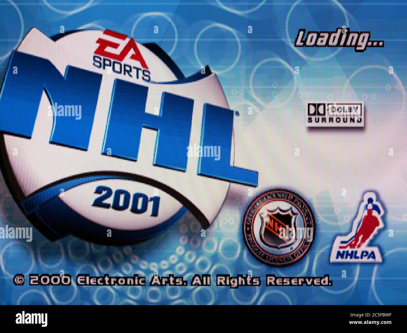 NHL 2001 - Sony Playstation 1 PS1 PSX - Editorial use only Stock Photo ...