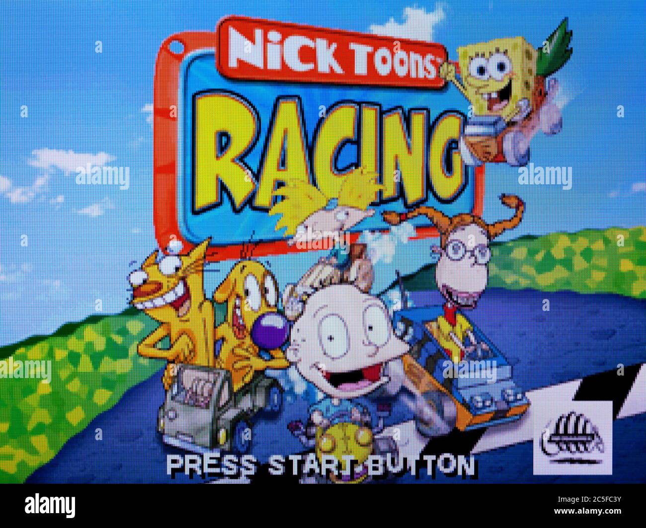 Nick Toons Racing - Sony Playstation 1 PS1 PSX - Editorial use only ...