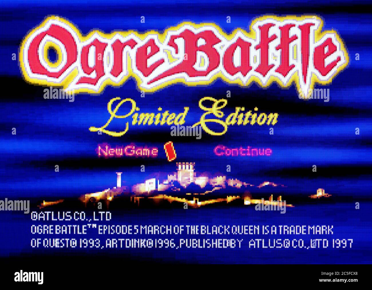 Ogre Battle Limited Edition - Sony Playstation 1 PS1 PSX - Editorial ...