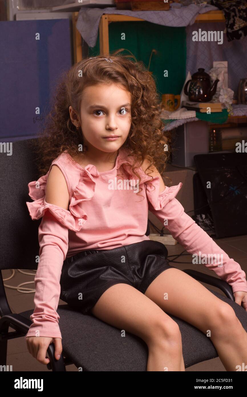 Little curls hi-res stock photography and images - Alamy