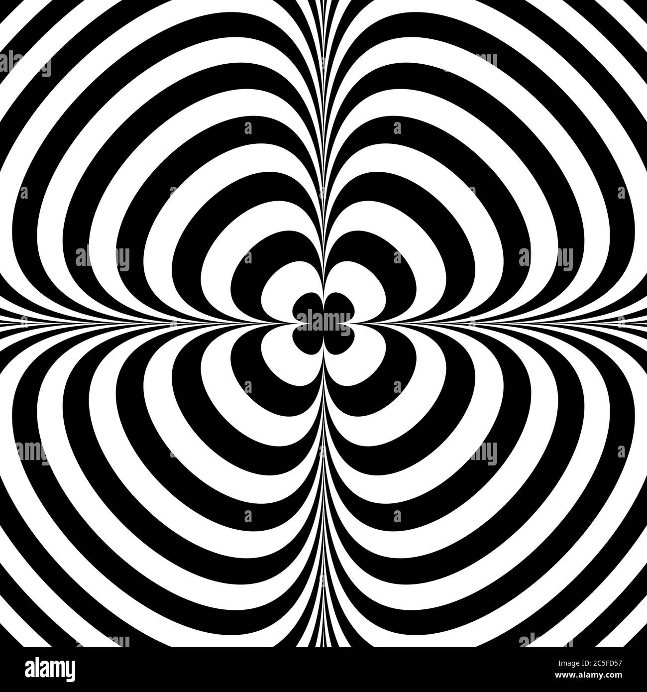 Abstract background in Opt Art style. Vector illustration Stock Vector ...