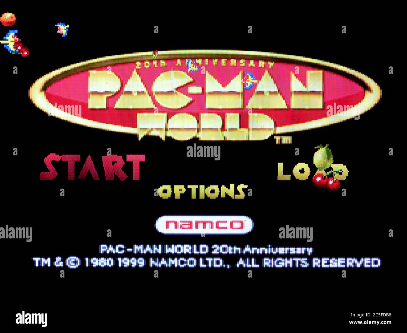 Pac-Man World - Sony Playstation 1 PS1 PSX - Editorial use only Stock ...