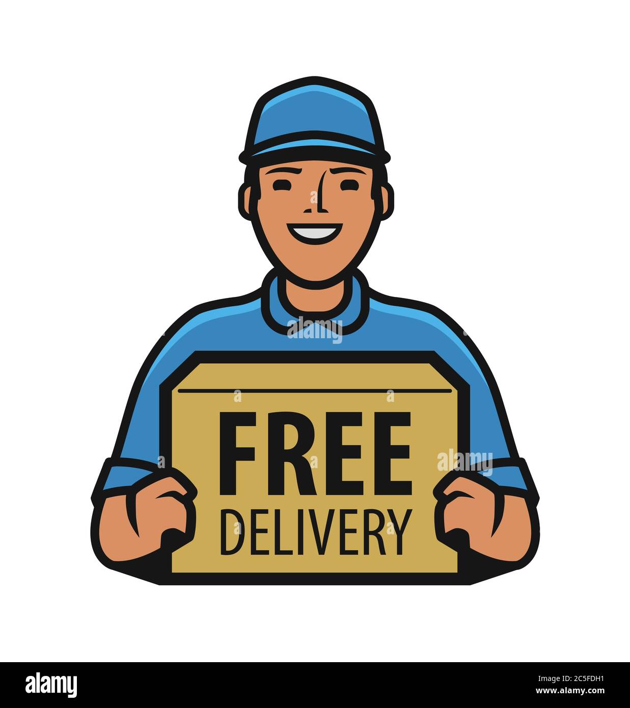 Man sending mail in Stock Vector Images - Alamy