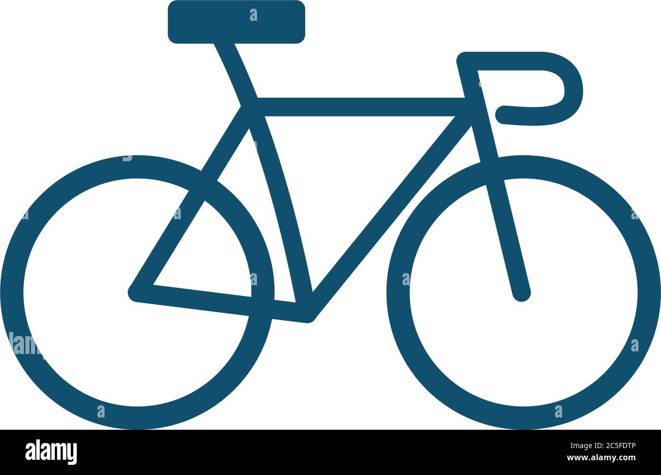 bike flat style icon design, Vehicle bicycle cycle healthy lifestyle ...