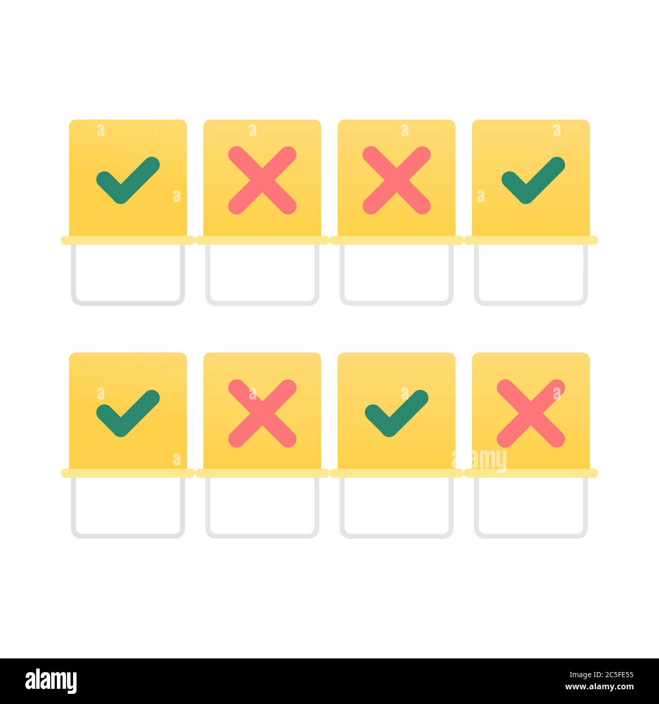 Social Distancing Keep Your Distance. Vector illustration in trendy ...