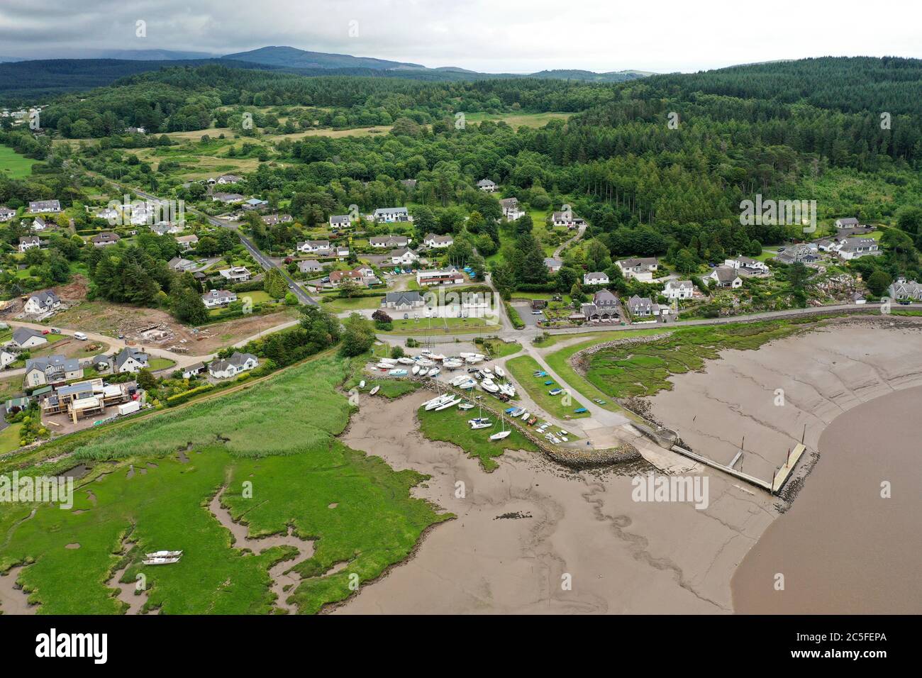 Kippford aerial hi-res stock photography and images - Alamy