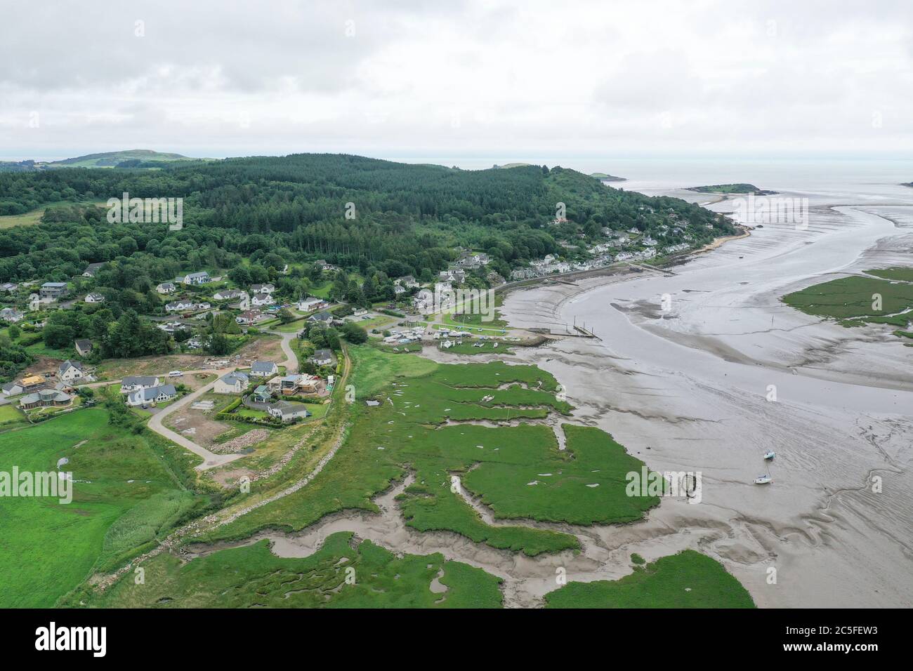 Kippford aerial hi-res stock photography and images - Alamy
