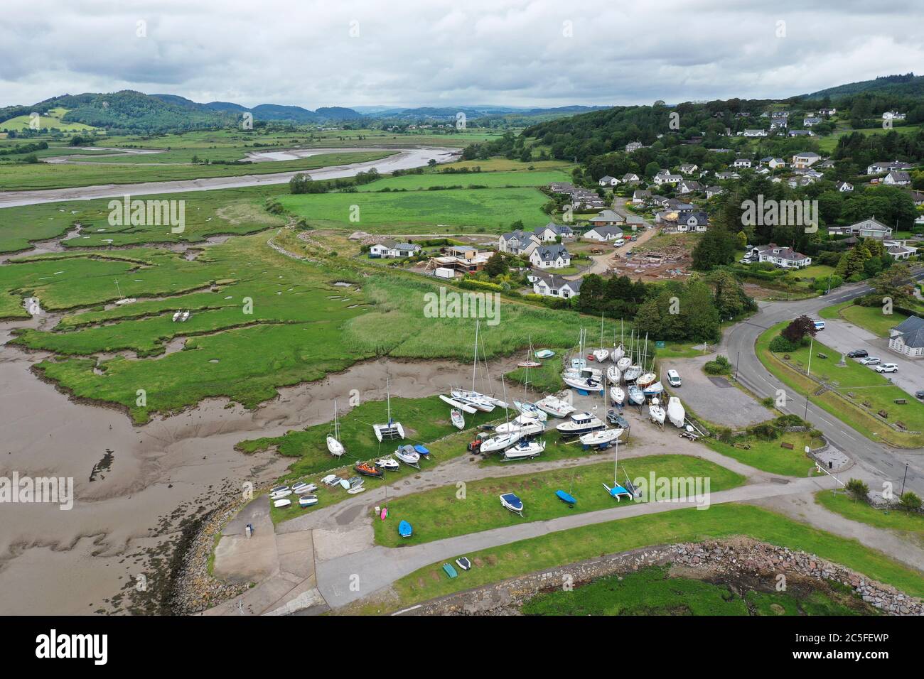 Kippford aerial hi-res stock photography and images - Alamy