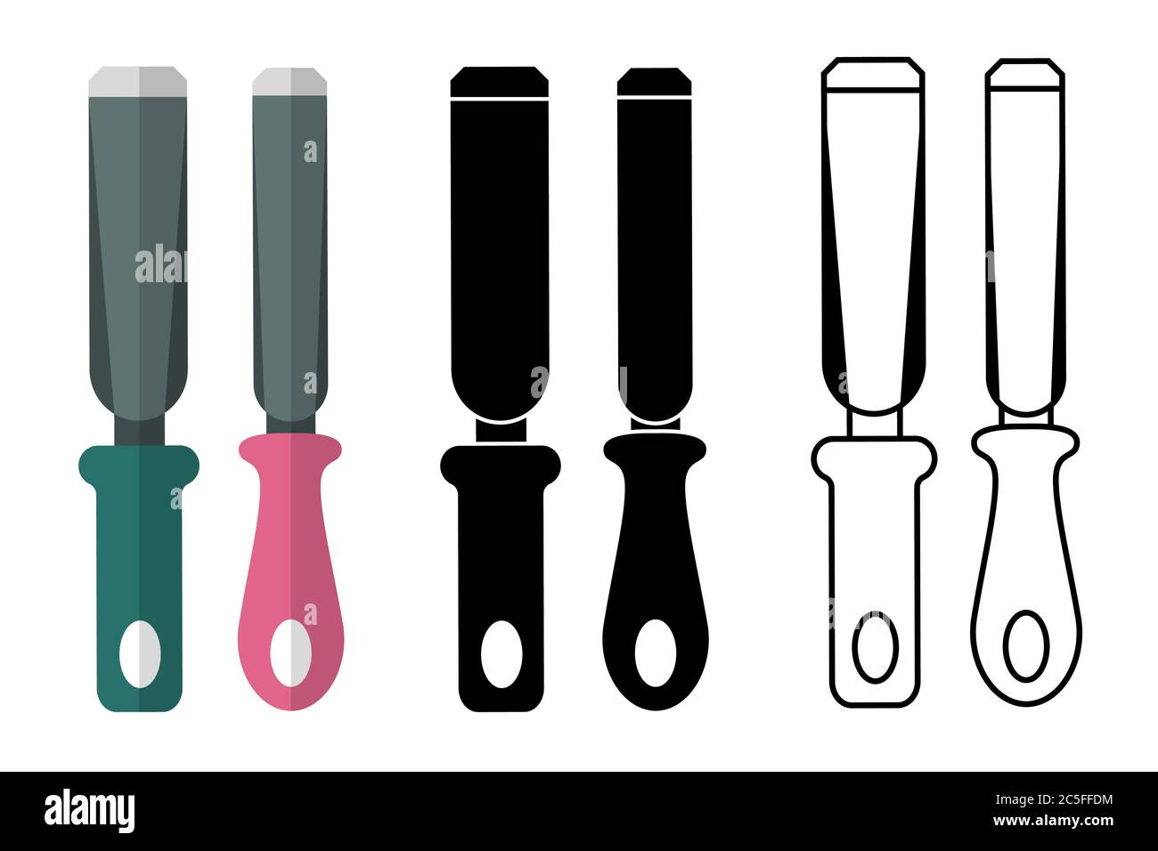 Carpenter tool chisel on white background. Hand tools. Shop for ...