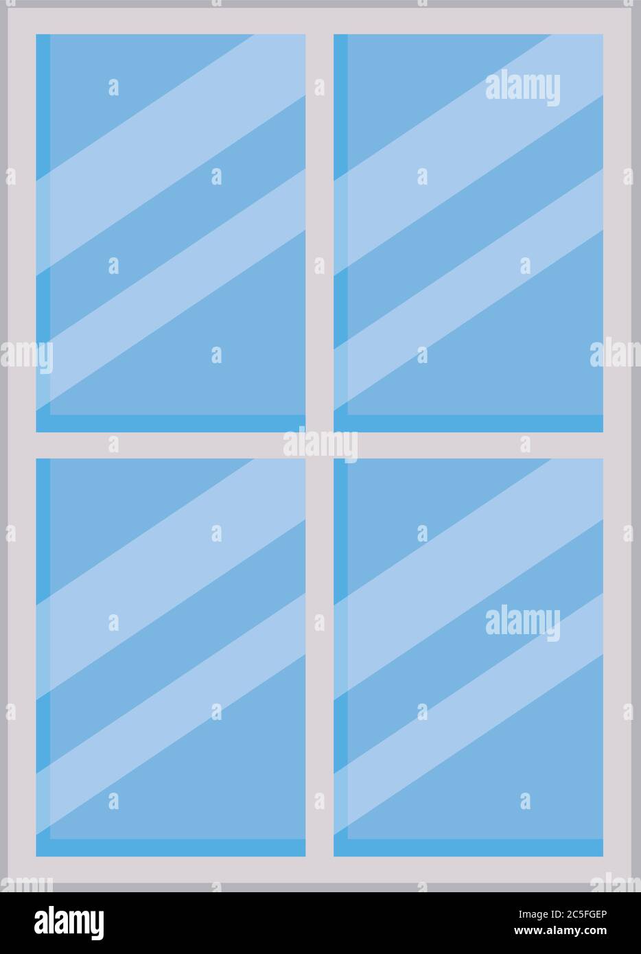 window design, architecture home and house theme Vector illustration ...