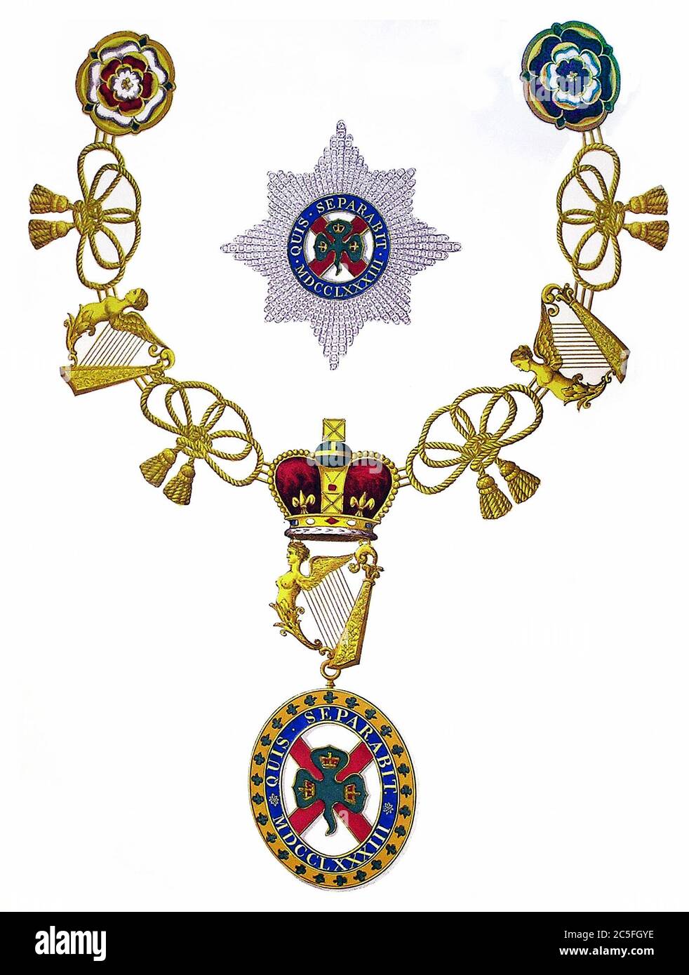 Insignia of a Knight of the Order of St Patrick The Most Illustrious ...