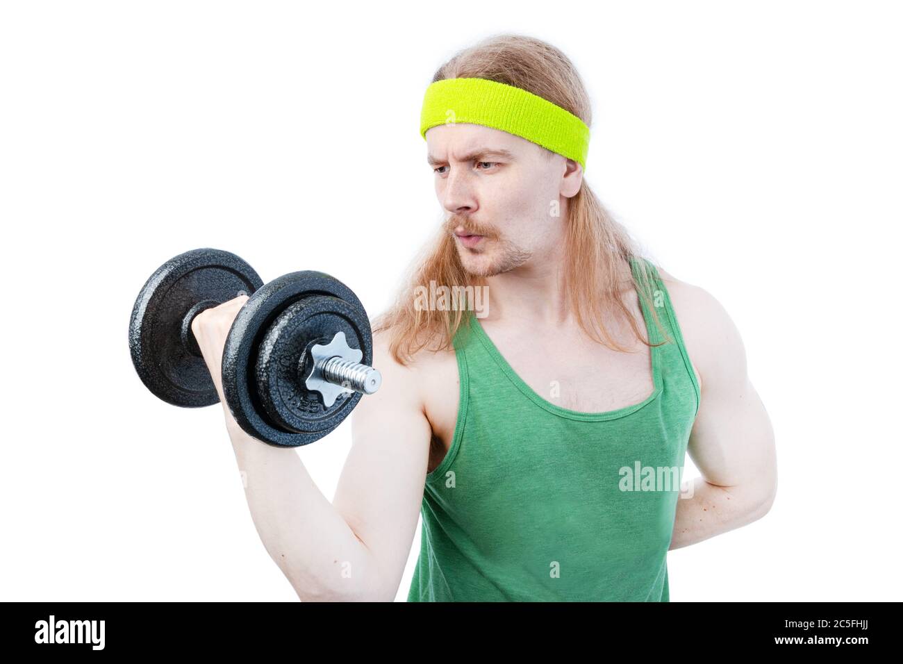 Fit Man Lifting Weights