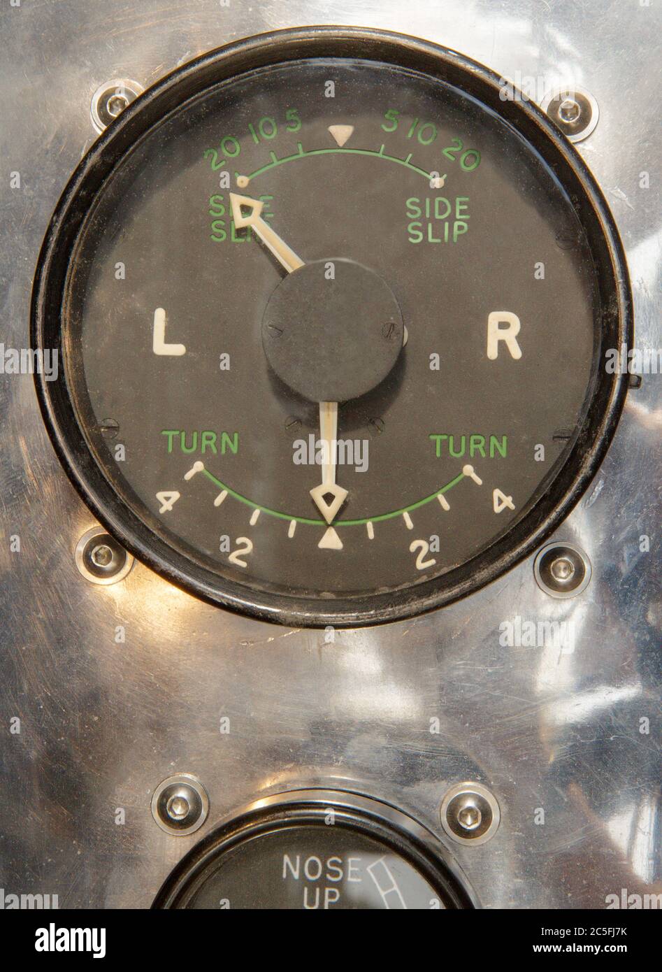 instrument dials on an airplane Stock Photo - Alamy