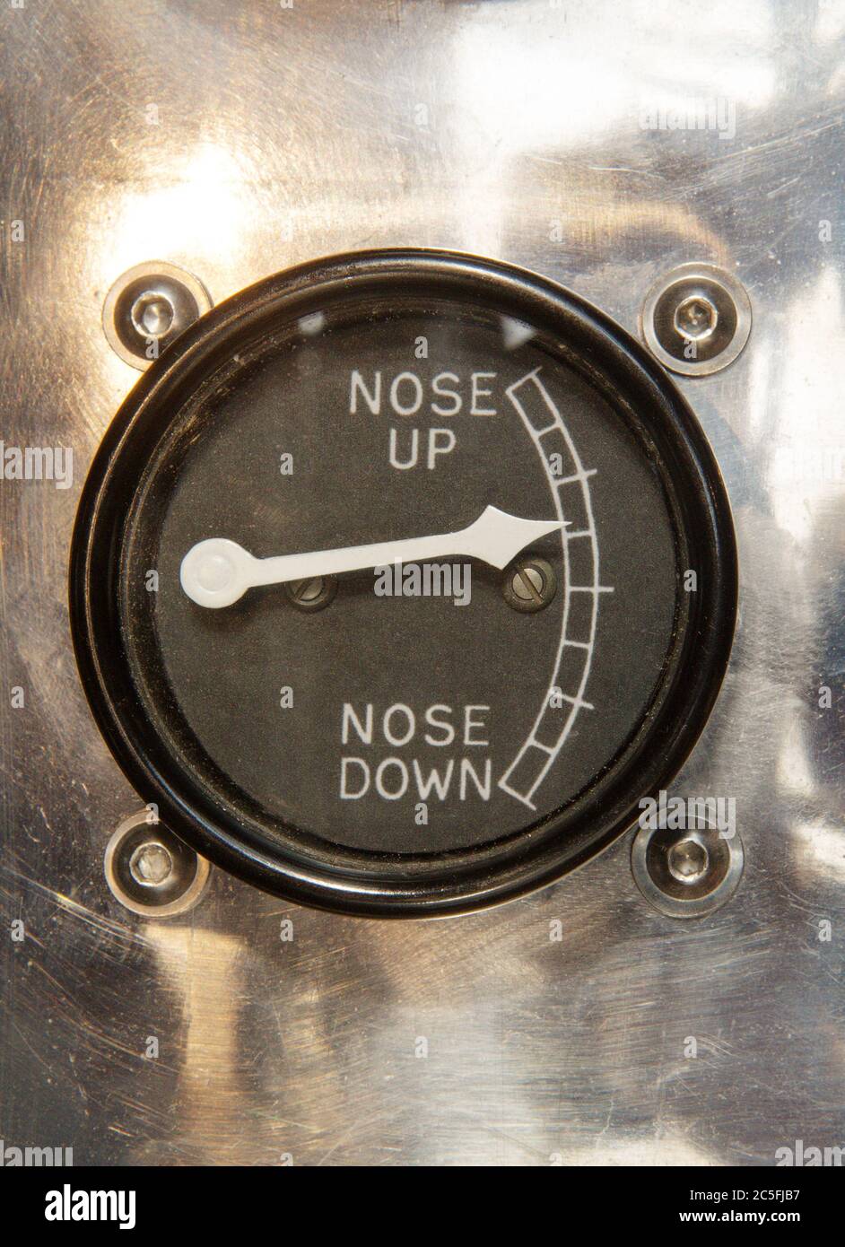 instrument dials on an airplane Stock Photo - Alamy