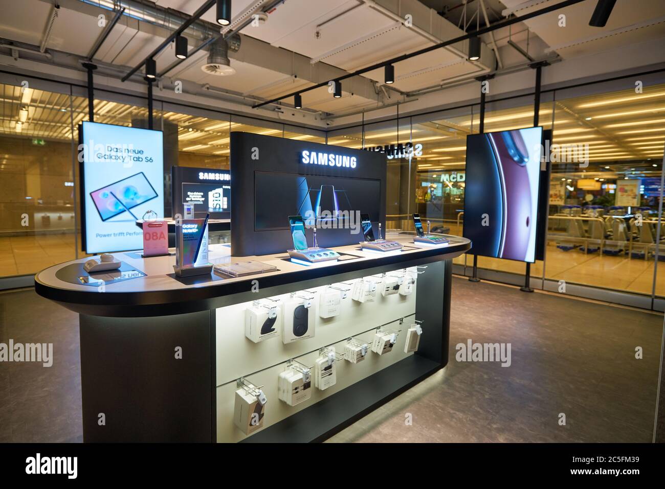 FRANKFURT AM MAIN, GERMANY - CIRCA JANUARY, 2020: interior shot of ...