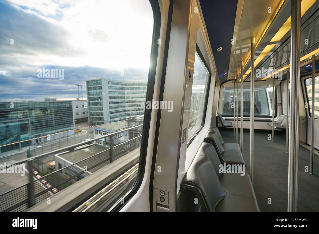 FRANKFURT AM MAIN, GERMANY - CIRCA JANUARY, 2020: view from SkyLine ...