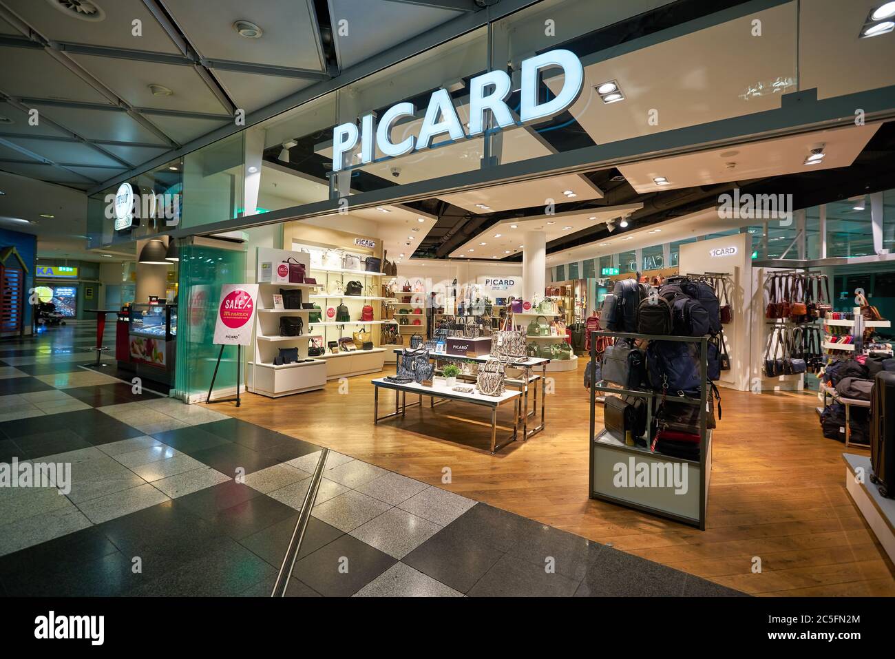 MUNICH, GERMANY - CIRCA JANUARY, 2020: Picard storefront in Munich ...