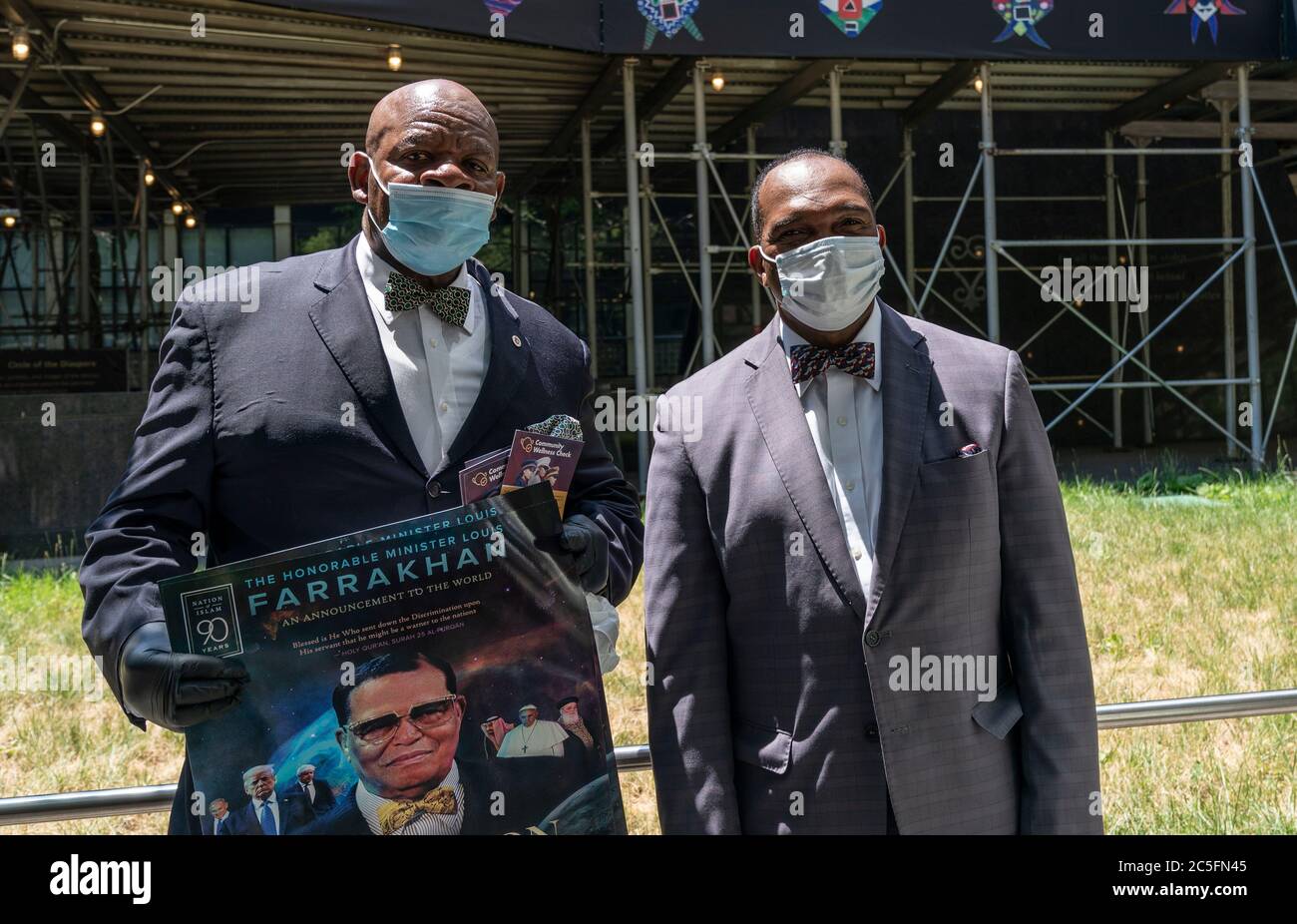 New York, NY - July 2, 2020: Assembly member Charles Barron organized ...
