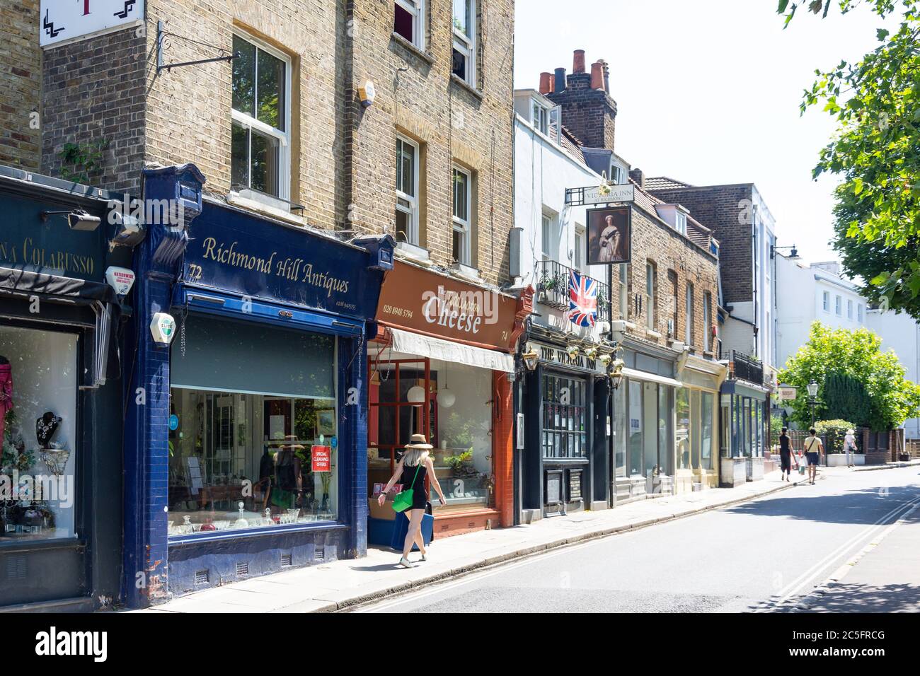 Richmond Upon Thames Richmond Hill High Resolution Stock Photography ...