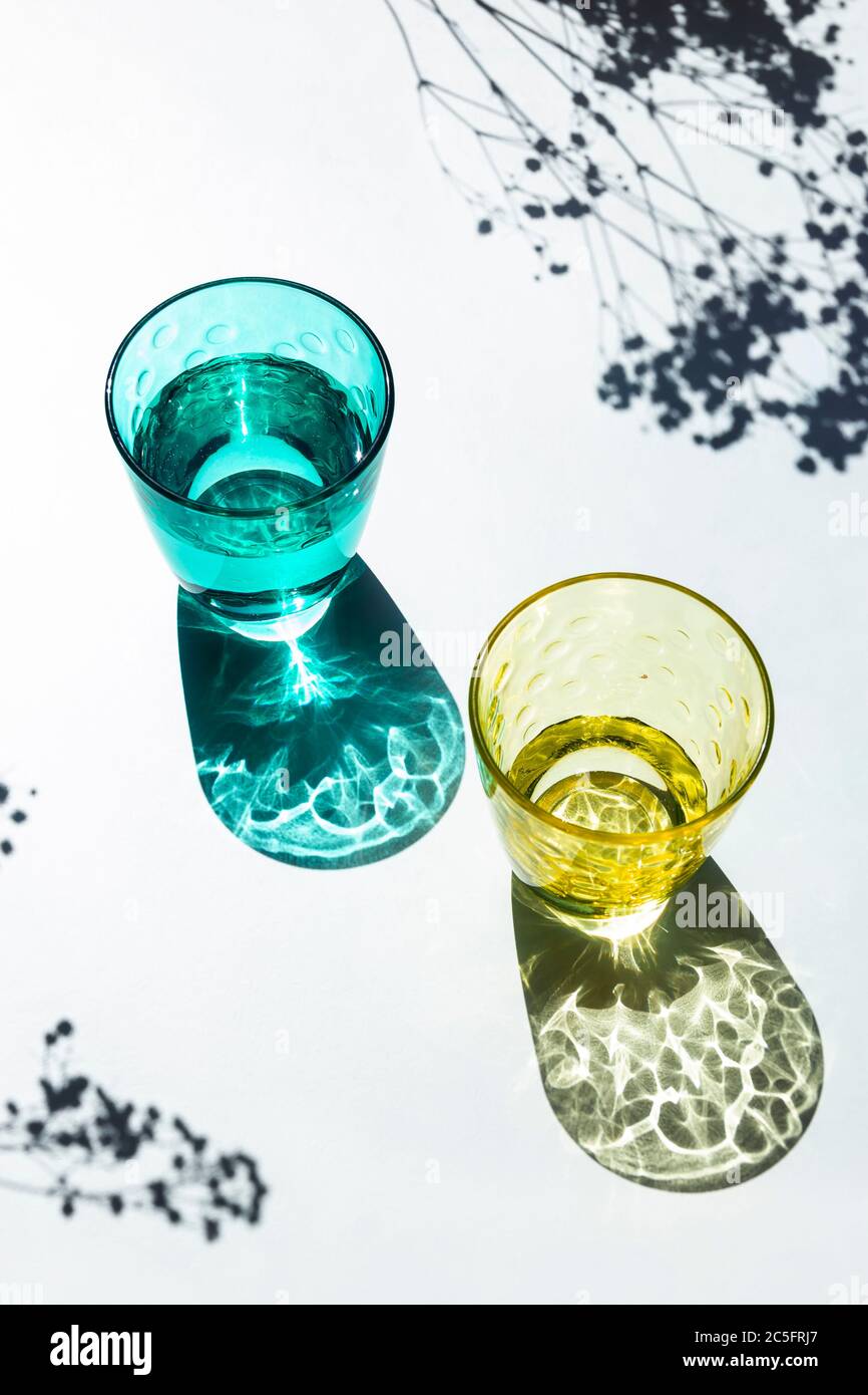 Light refraction through glass water hi-res stock photography and ...