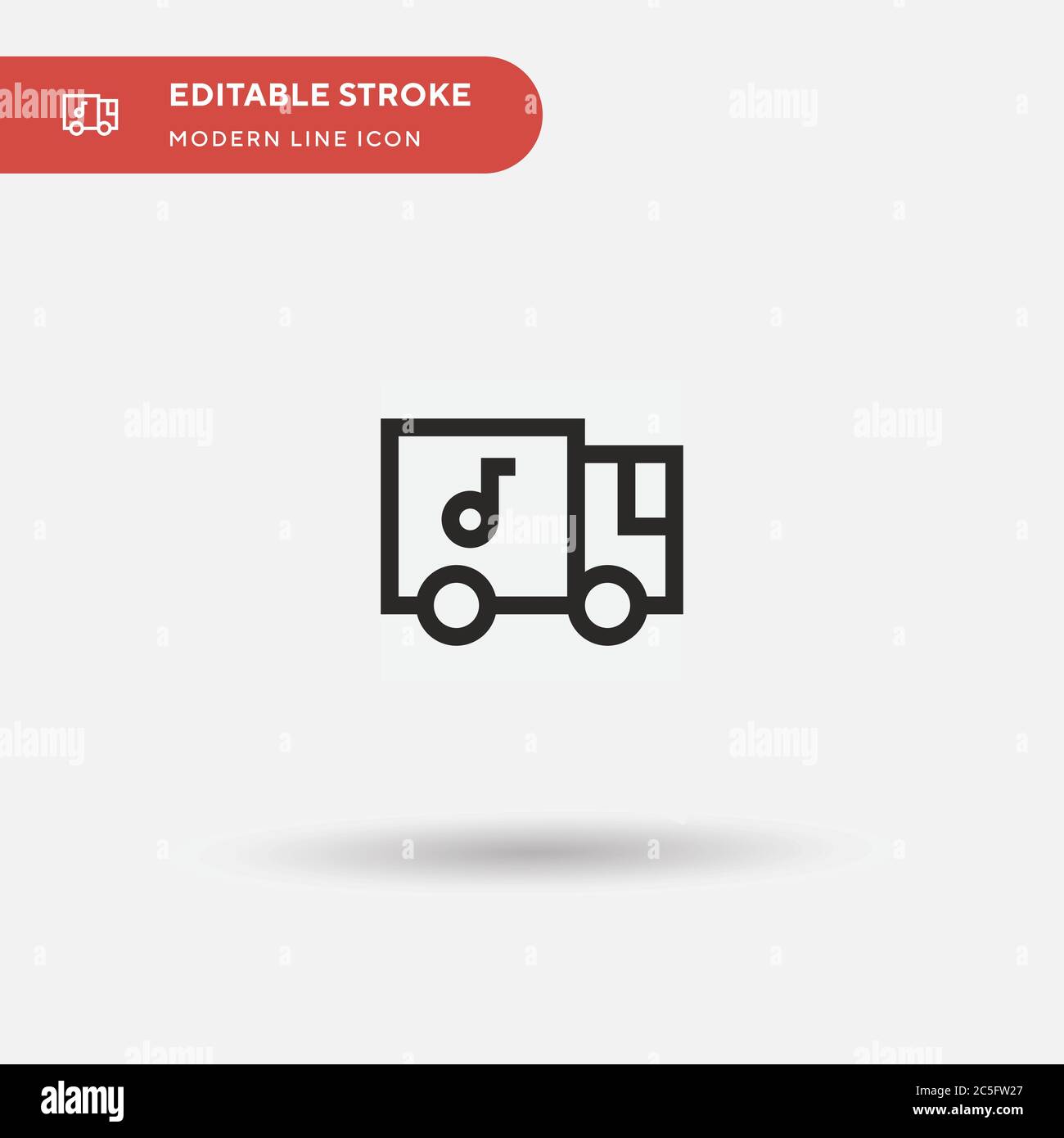 Delivery Simple vector icon. Illustration symbol design template for ...