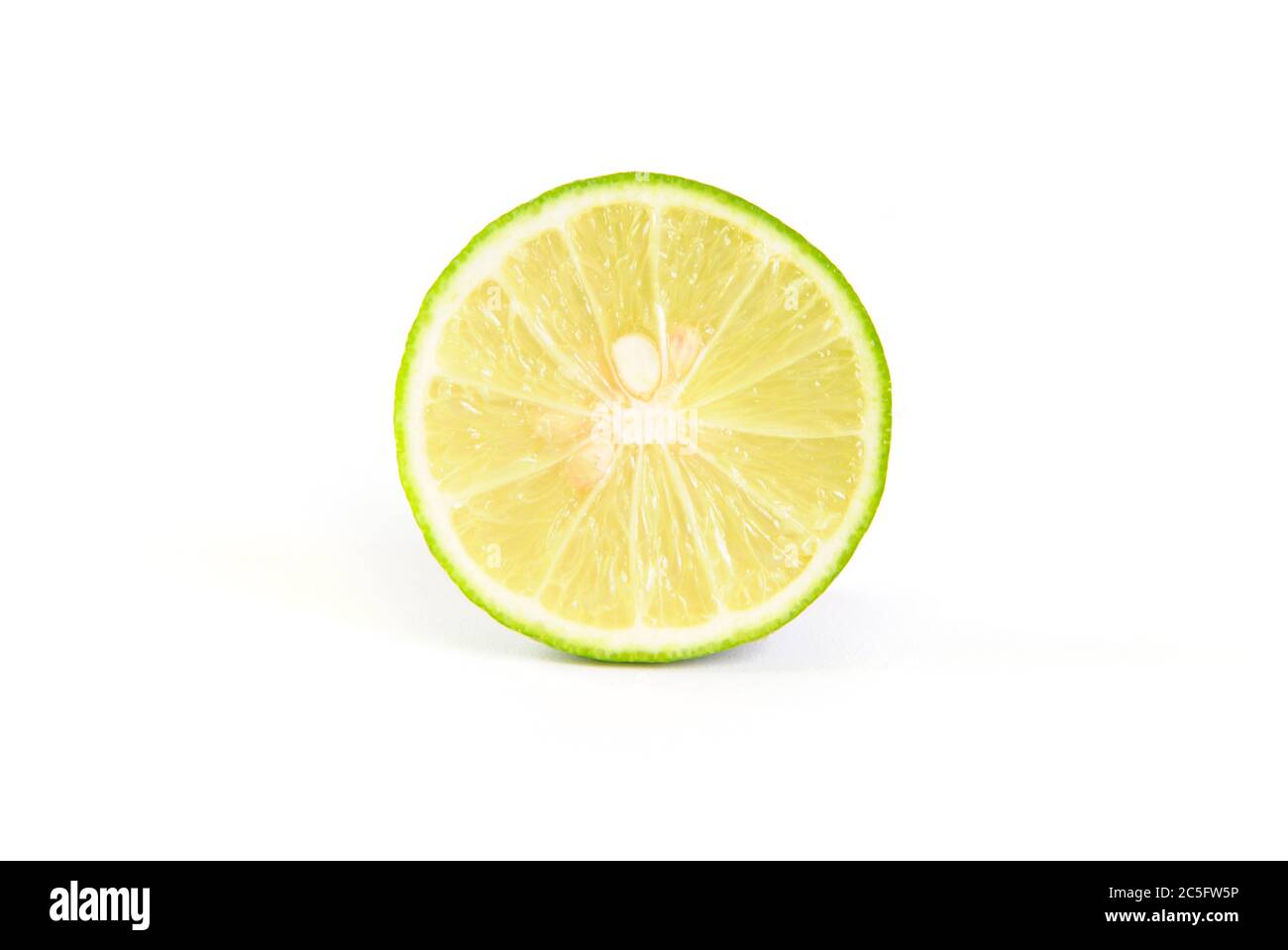 Lime slice. Fruit isolated on white background Stock Photo - Alamy