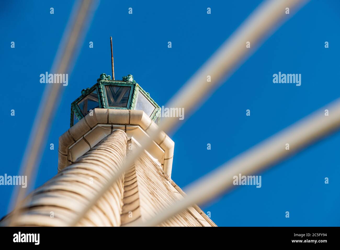 The top of Smith Tower in Seattle Washington Stock Photo - Alamy
