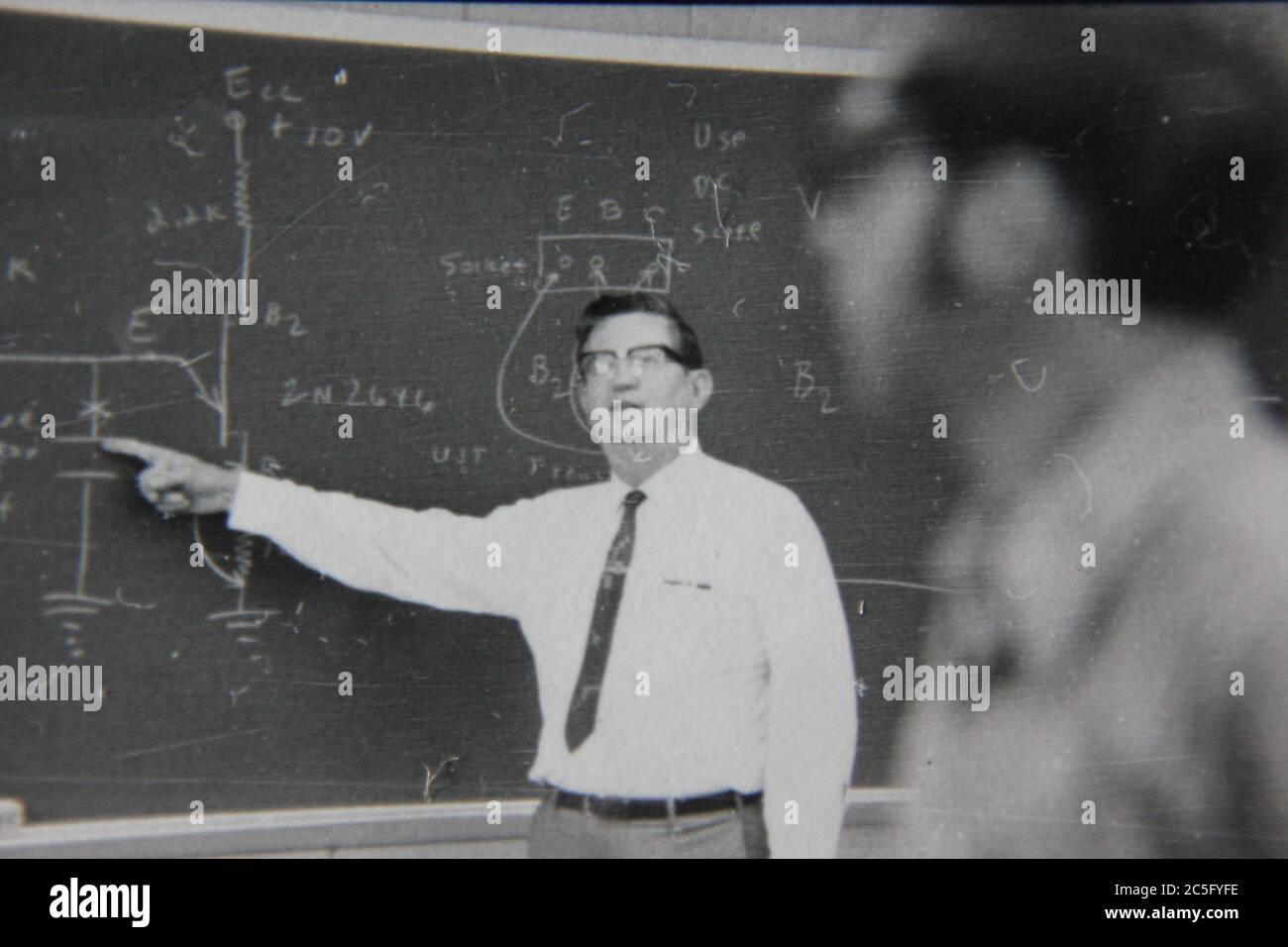 Classroom 1970s high school hi-res stock photography and images - Alamy