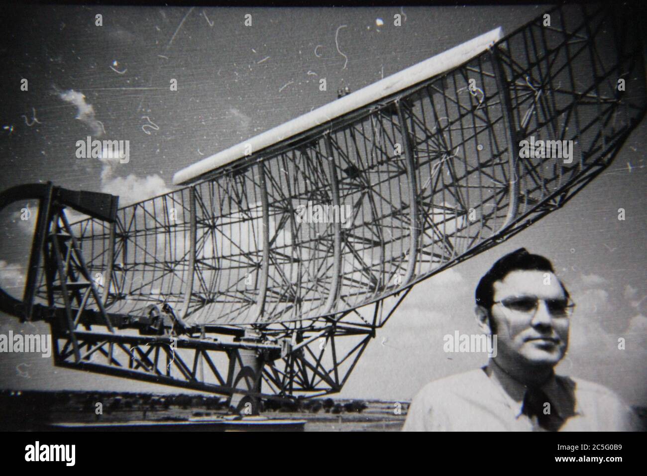 Fine 70s vintage lifestyle black and white photography of an airport ...