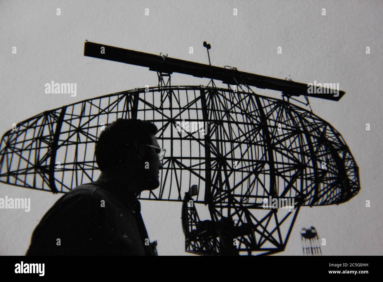 Fine 70s vintage lifestyle black and white photography of an airport ...