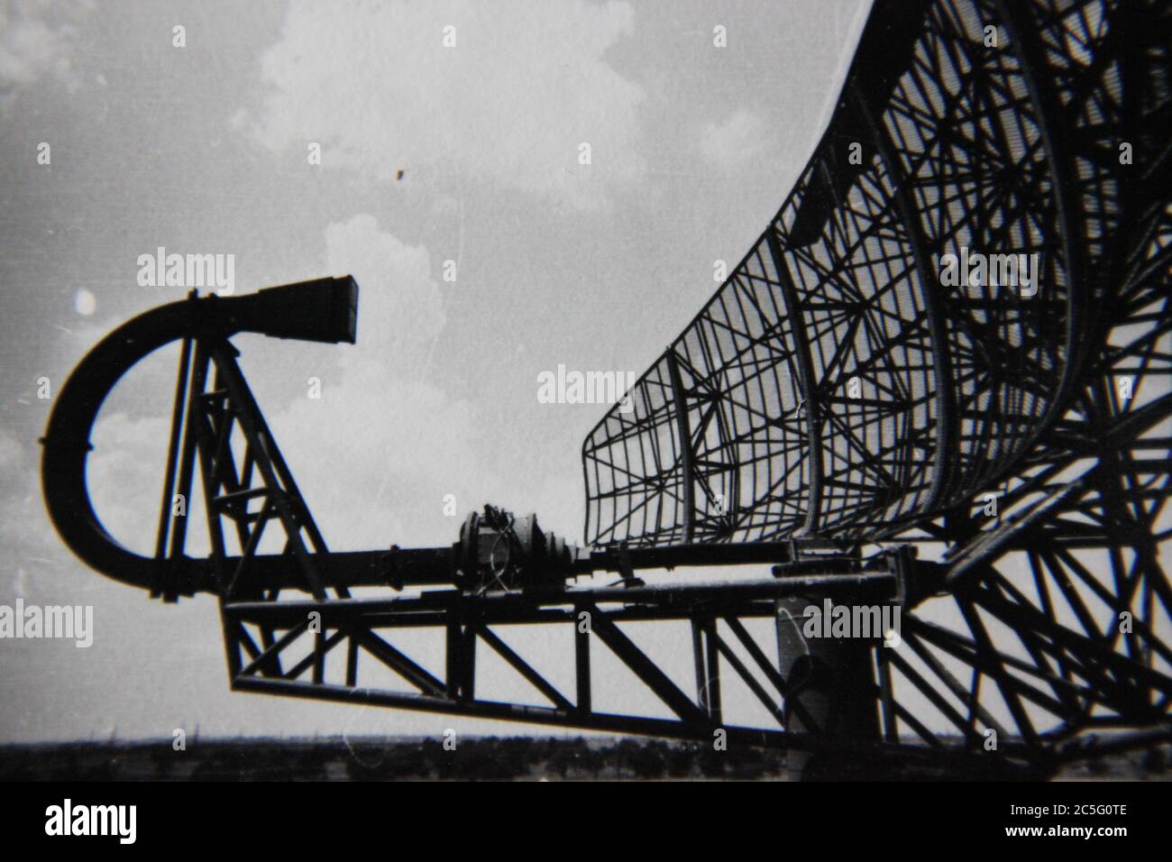 Fine 70s vintage black and white lifestyle photography of a gigantic ...