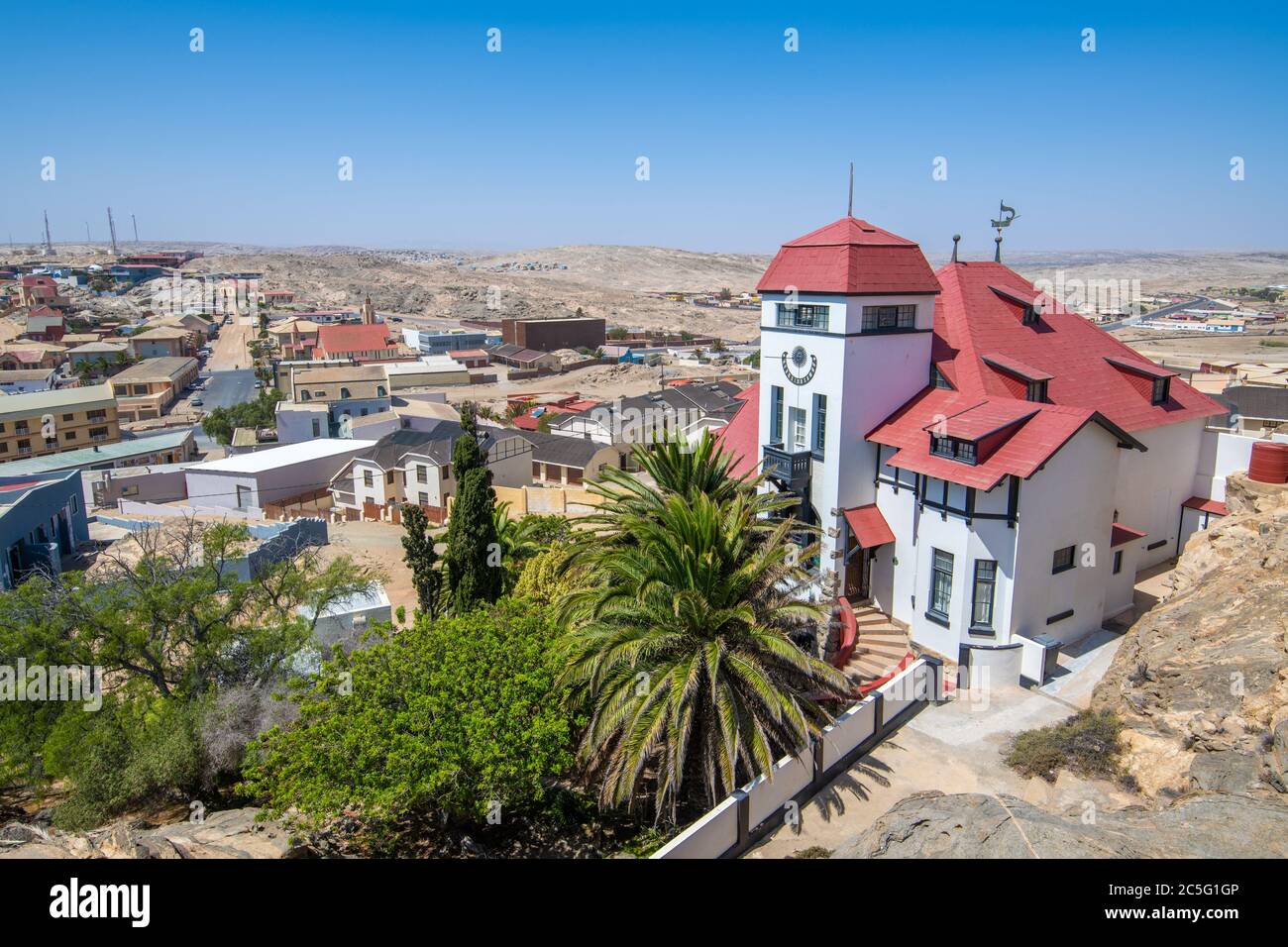 Overview of Luderitz, Namibia Stock Photo - Alamy