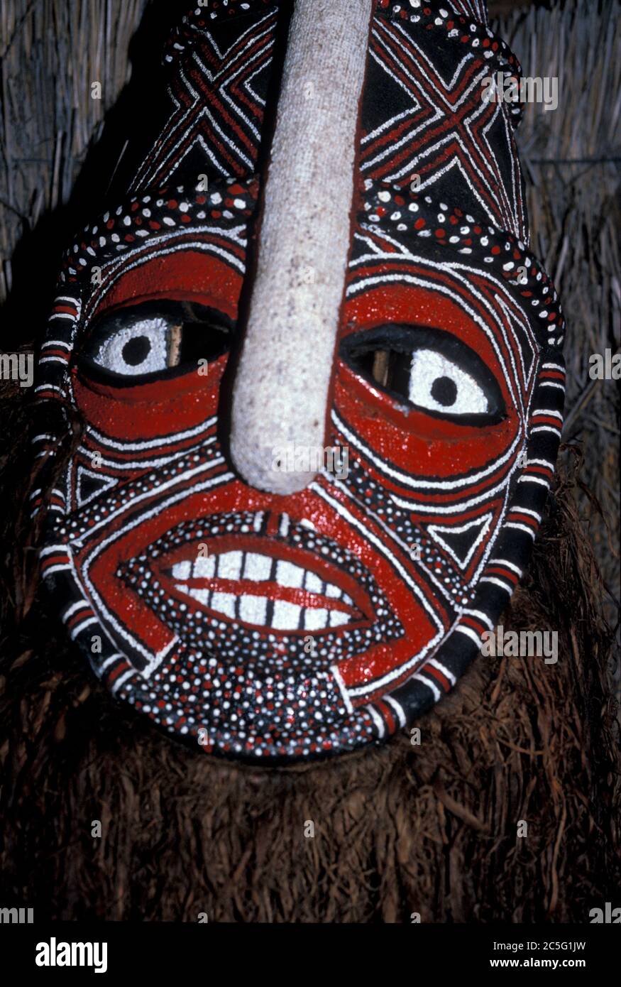 Tribal mask, Zambia Stock Photo - Alamy