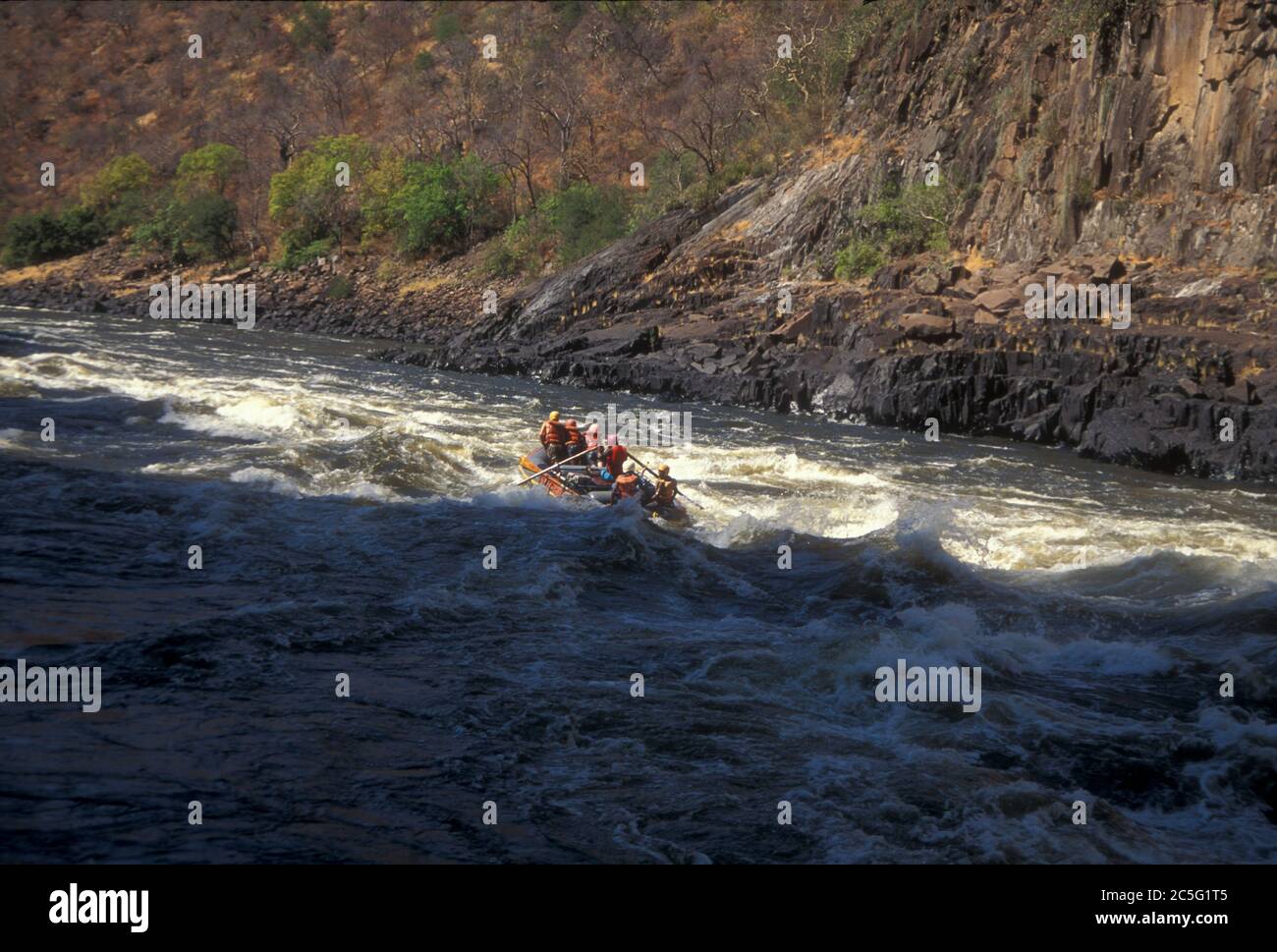 Zambezi river rafting hi-res stock photography and images - Alamy