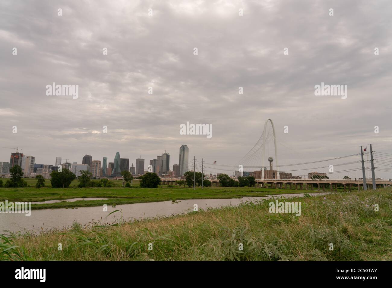 Dallas view from west hi-res stock photography and images - Alamy