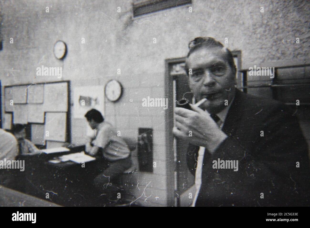 Fine 70s vintage black and white lifestyle photography of a regular ...