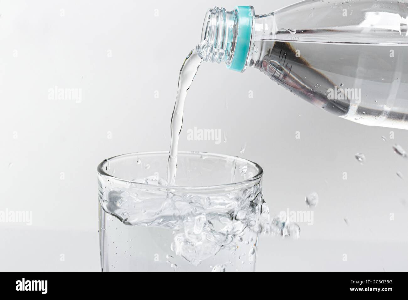 Fresh and clean water concept, water glass isolated 058 Stock Photo - Alamy