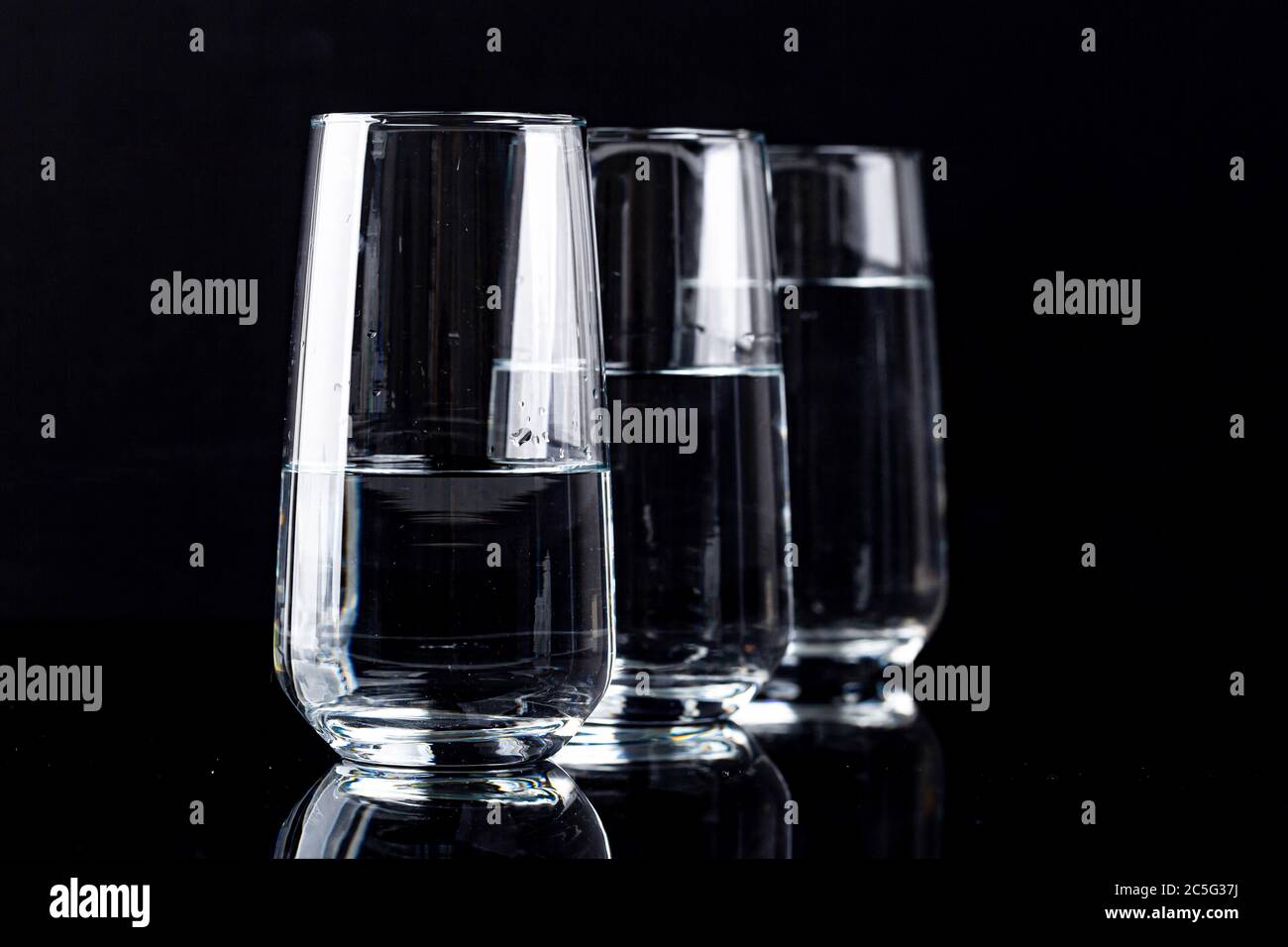 Fresh and clean water concept, water glass isolated 052 Stock Photo - Alamy