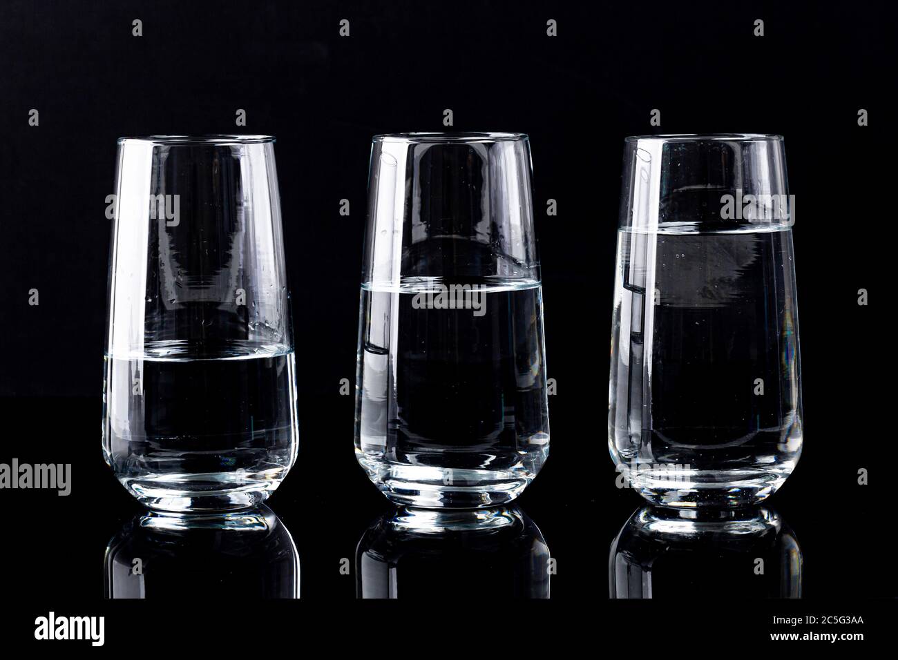 Fresh and clean water concept, water glass isolated 010 Stock Photo - Alamy