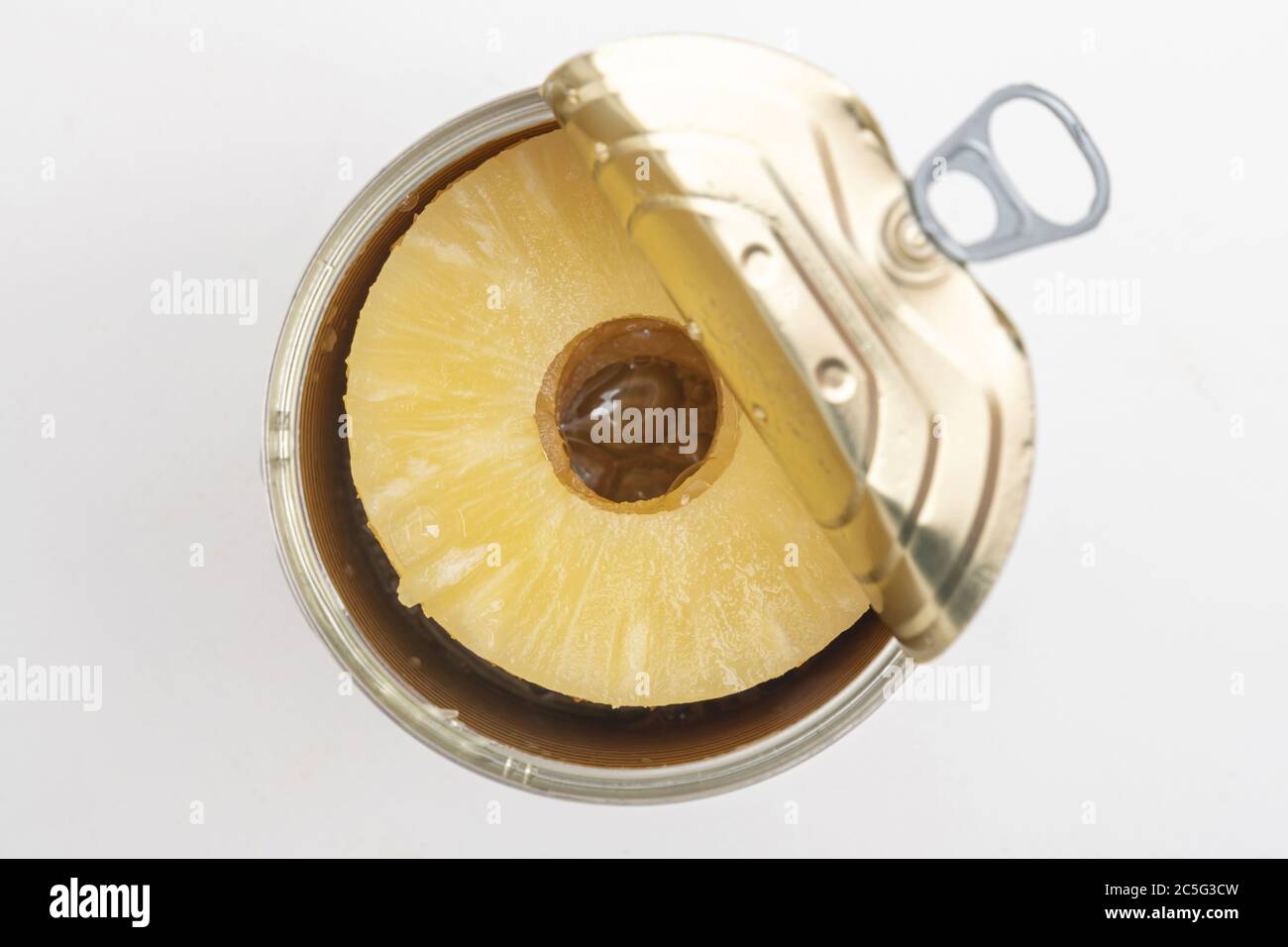 Instant food products concept- dry instant noodles, luncheon meat ...